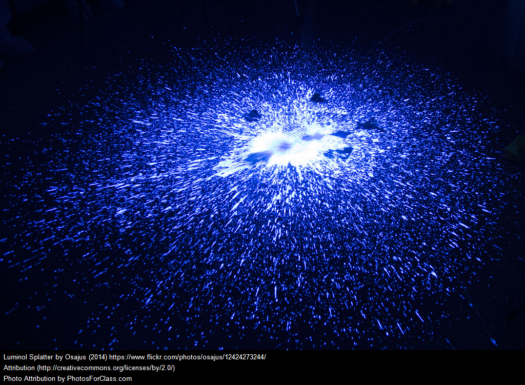 Le Luminol dans les enquêtes criminelles